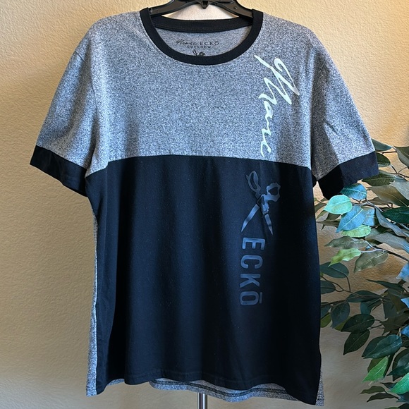 Marc Ecko | Shirts | Marc Ecko Cut Sew Black And Gray Tshirt | Poshmark